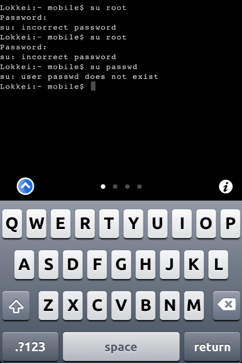 su: user passwd does not exist | MacRumors Forums