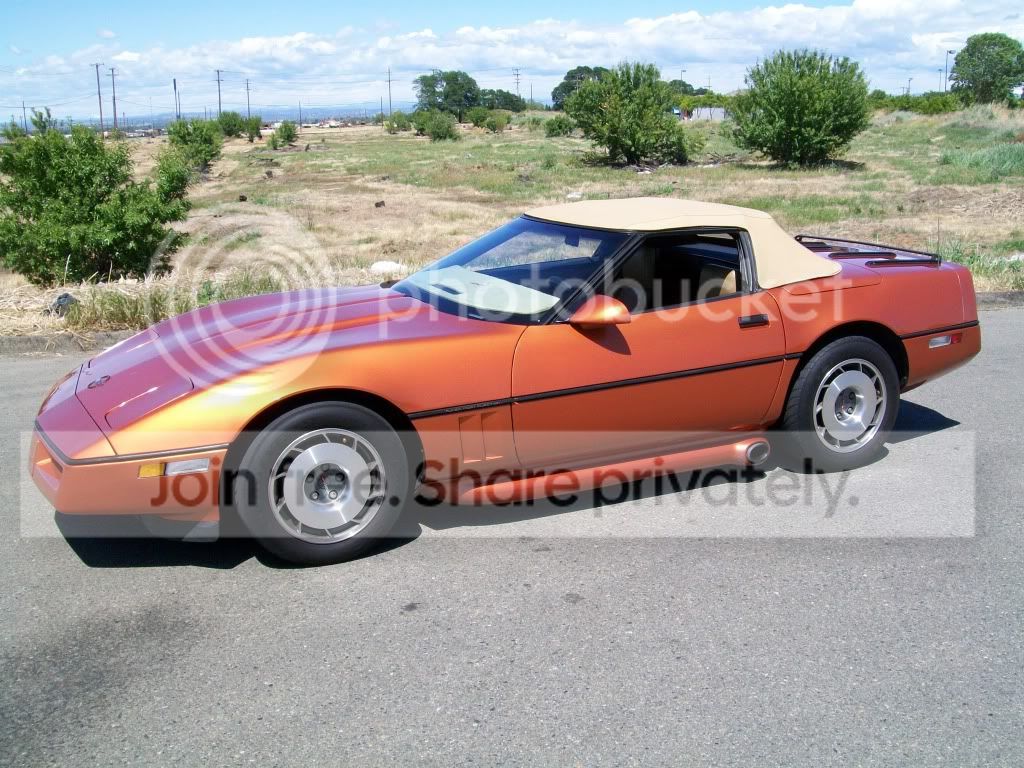 FS: 1986 Metallic Copper Corvette Convertible in NV - $14,700 OBO ...