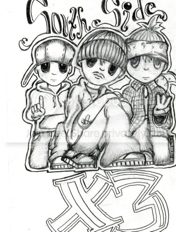 Southside 13 Clowns Drawings